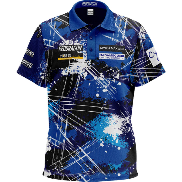 Red Dragon Luke Humphries World Champion Tour Polo Dart Shirt For Sale ...