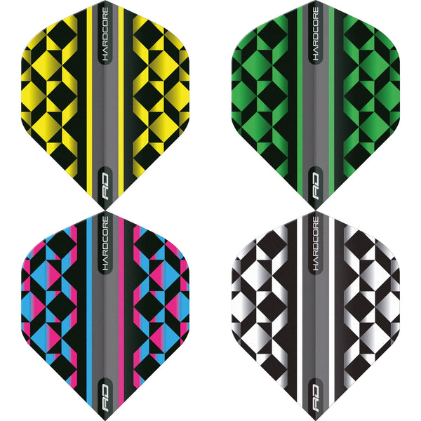 Red Dragon Hardcore Geometric Dart Flights For Sale | Avid Darts Shop