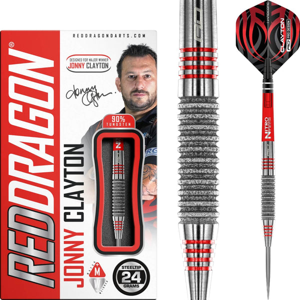 Red Dragon | Jonny Clayton Element Darts For Sale | 24g | Avid Darts