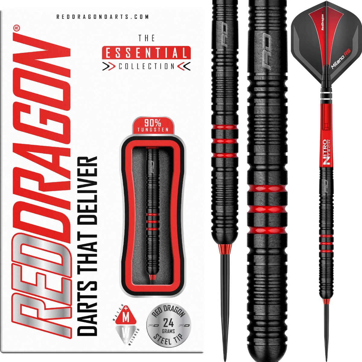 Red Dragon Milano RS Darts For Sale | 24g 26g | Avid Darts Australia