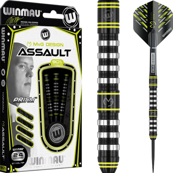 Winmau MvG Assault Darts For Sale | 22g 24g 26g | Avid Darts Australia