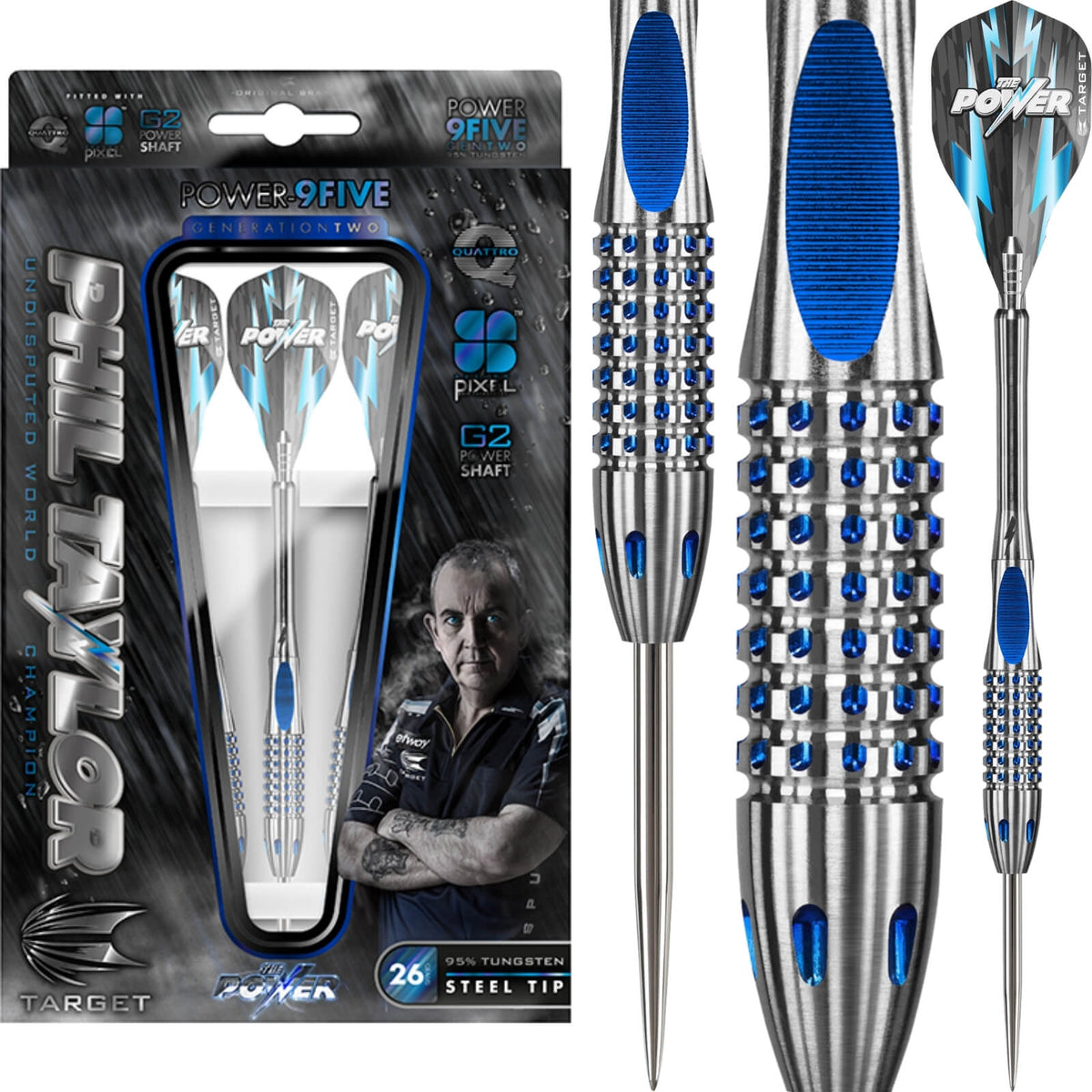 Target Phil Taylor Power 9FIVE Gen 2 Darts For Sale | Avid Darts Shop