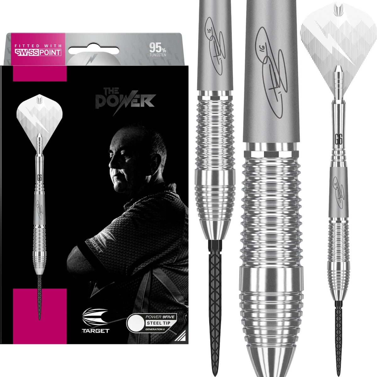 Target Phil Taylor Gen 6 SP Darts For Sale | 22g 24g 26g | Avid Darts